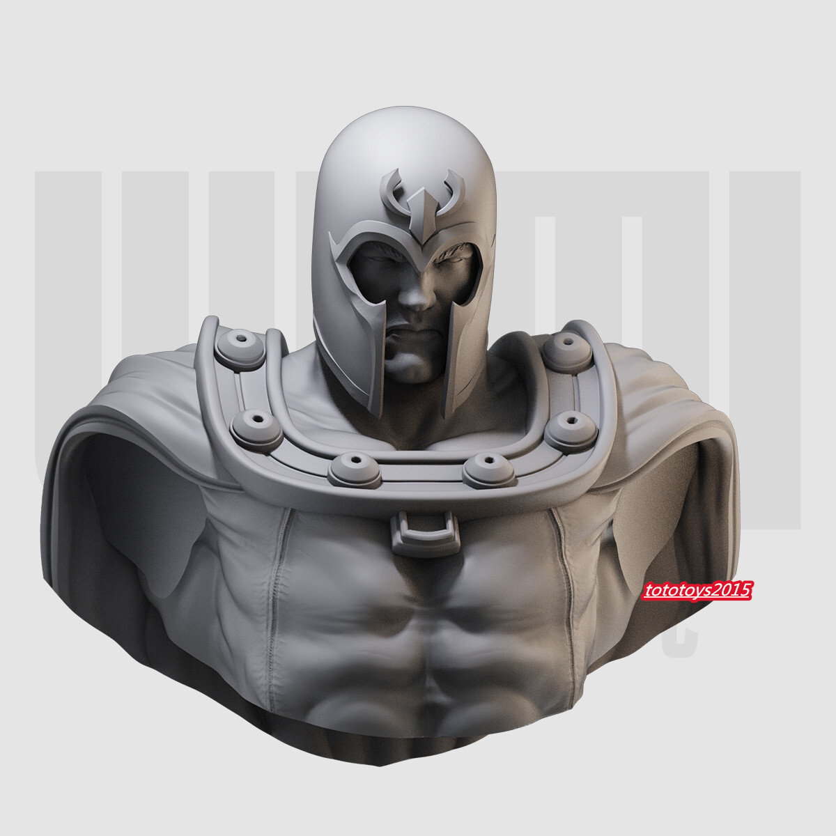 1/16 Mutant Magneto Helmet Bust Display Stand Scene Prop Accessory ...