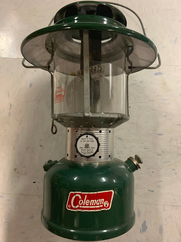 Vintage 1971 Coleman 228F Double Mantle Liquid Fuel Camping Large ...