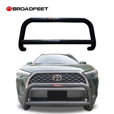 fits: Toyota Corolla Cross 2022-2024 Broadfeet® Front BLACK A-Bar ...
