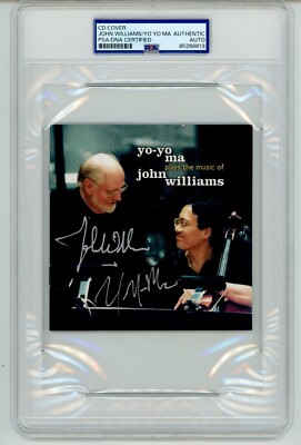 John Williams ~ Signed Autographed CD Cover Yo-Yo Ma ~ PSA DNA Encased ...