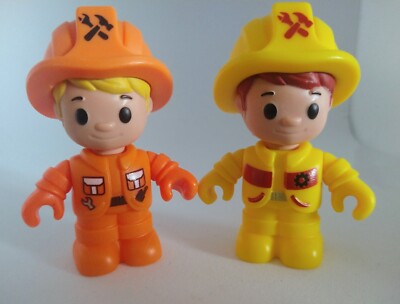 Toy Handyman Construction Worker Action Figures Replacement Orange ...