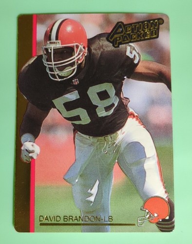 Action Packed David Brandon 1992 #49 Cleveland Browns | eBay