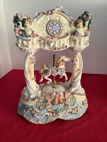 Vintage Classic Treasures Musical Animated Carousel | eBay
