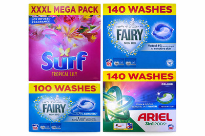 Laundry Detergent Surf Fairy Ariel Pods Mega Pack Boxes | eBay UK