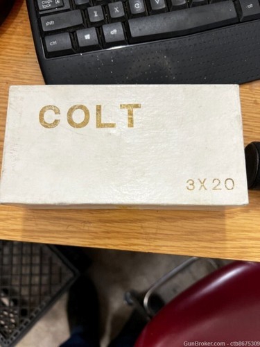 COLT 3X20 Handle Rifle SCOPE MADE IN JAPAN With Orginal Box & Lens ...
