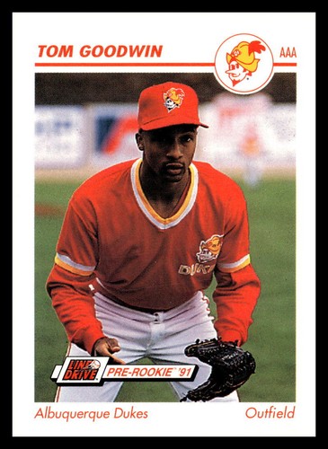 1991 Line Drive AAA #6 Tom Goodwin Albuquerque Dukes Baseball Card | eBay