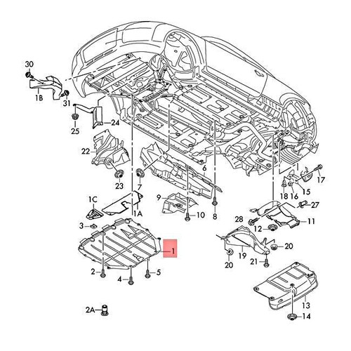 Genuine Noise insulation AUDI TT Coupe Roadster 8J3 8J9 8J8825237A | eBay