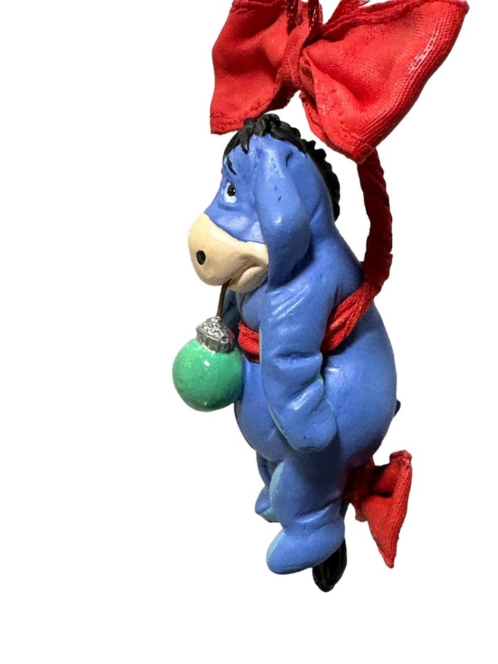 1996 Disney Store Poohs Winter Wonderland Eeyore Christmas Ornament | eBay
