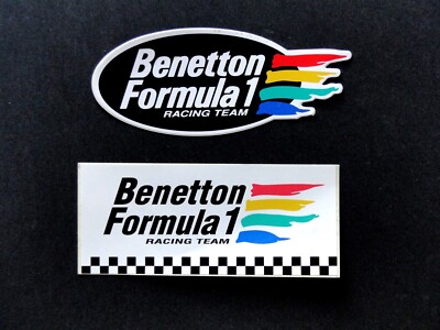BENETTON F1 RACING TEAM original stickers | eBay