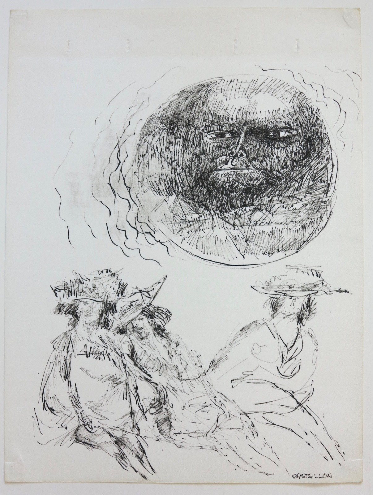 Federico Castellon surrealist painting Spanish artist SPAIN | eBay