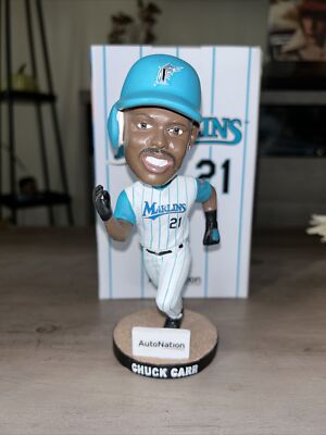 Chuck Carr MARLINS Bobblehead SGA 07/09/23 Miami Florida Marlins MLB ...