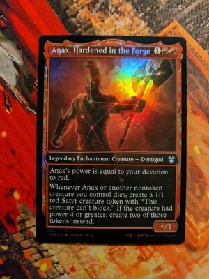 MTG Card: Anax, Hardened in the Forge SHOWCASE FOIL | eBay