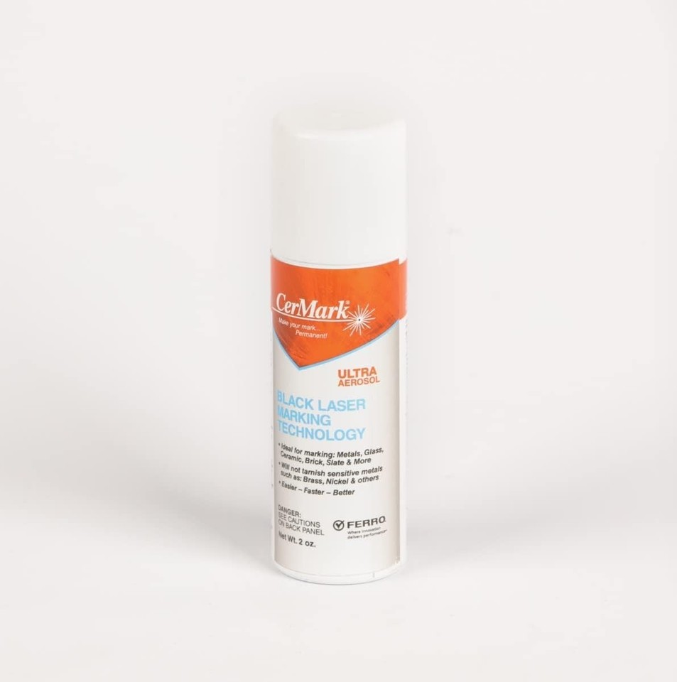 CerMark Ultra Laser Marking Spray, Laser Engraver | Metal, Ceramic ...