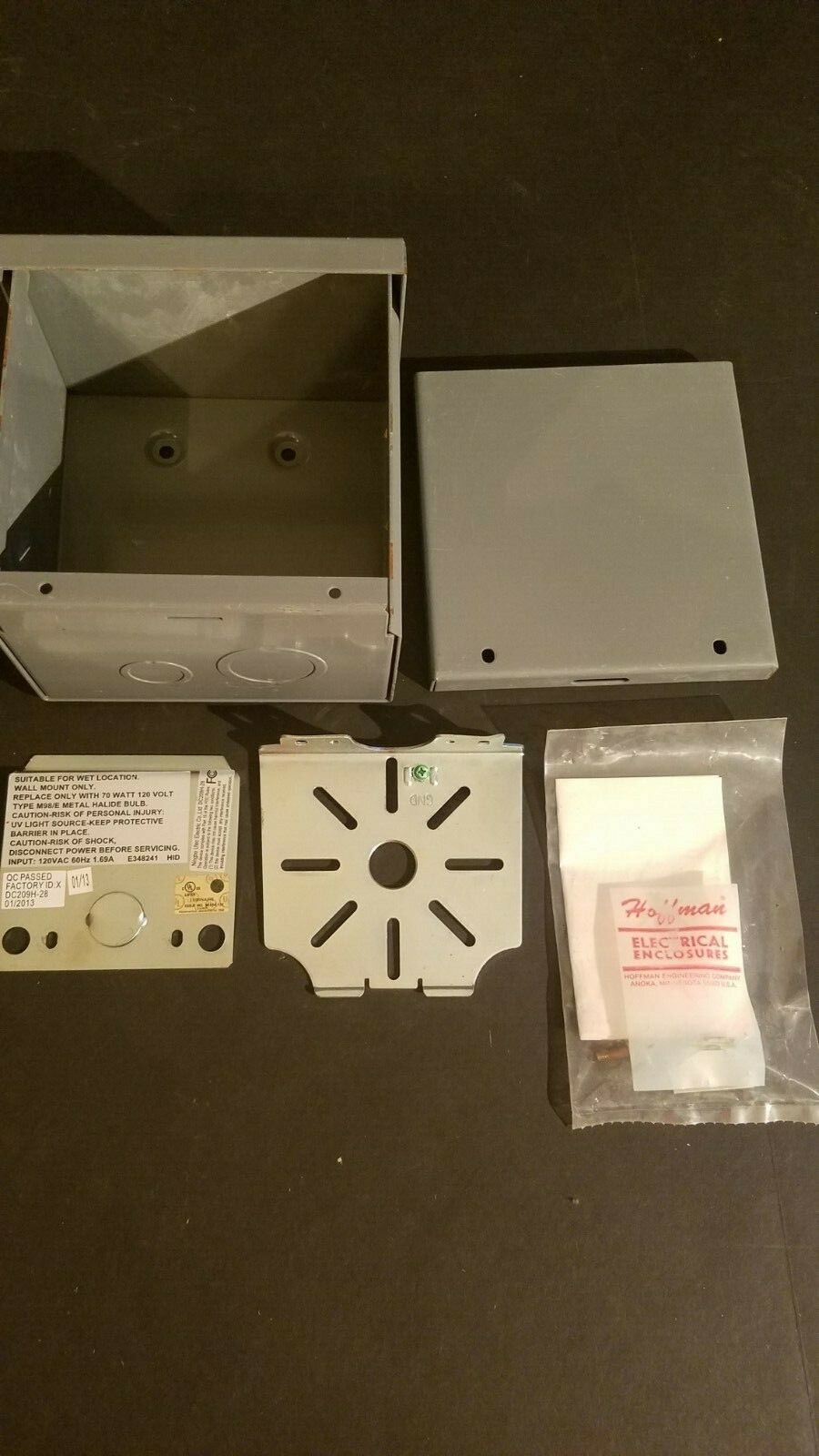 NEW Hoffman A-4R44 J&P Box 431H 3R Enclosure Galvanized And Waterproof ...