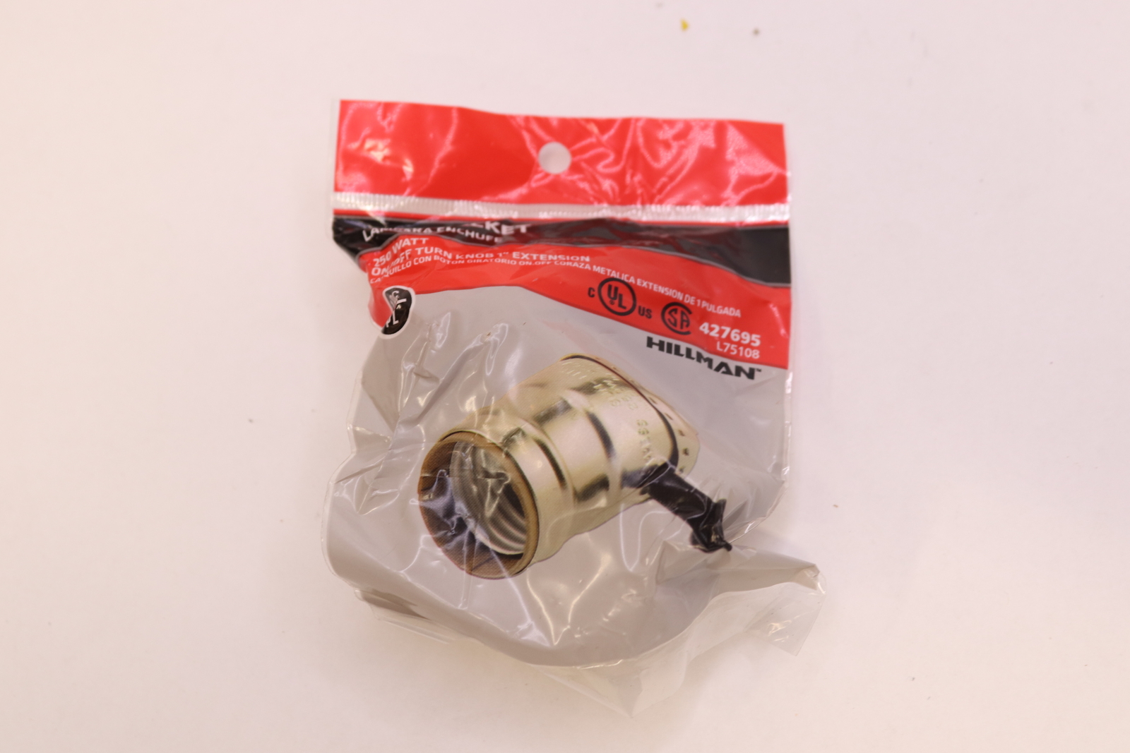 Hillman+Turn+Knob+Lamp+Socket+Plastic+Black+427695 for sale online | eBay