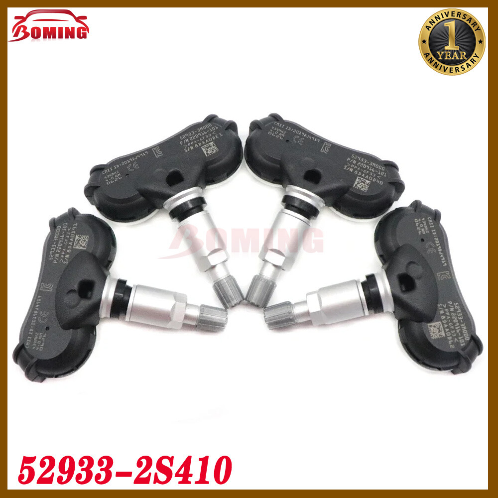 4x New Tire Pressure Sensor TMPS 52933-2S410 For Hyundai Elantra Kia ...