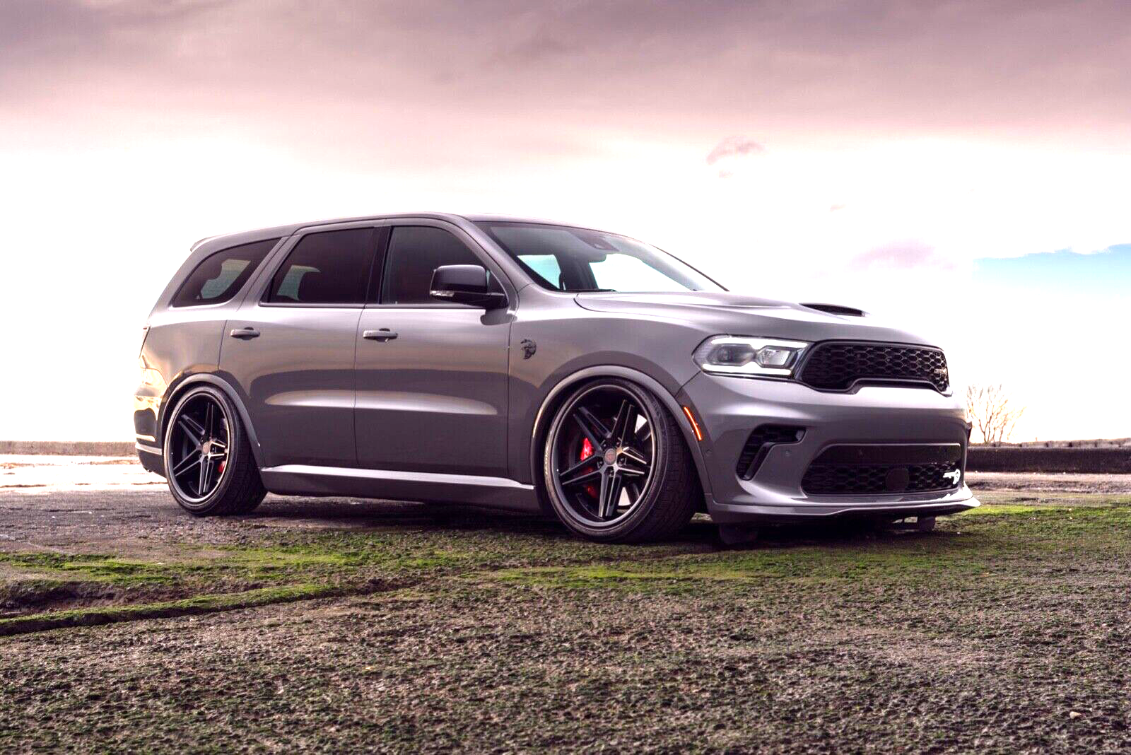 22” FERRADA CM1 MATTE BLACK WHEELS FOR JEEP GRAND CHEROKEE L TRACKHAWK ...