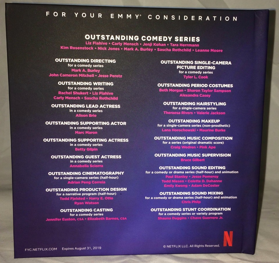🎁 GLOW Complete Season 2 Netflix FYC DVD ⭐️ A++ WRESTLING ⭐️ PLAYS ...