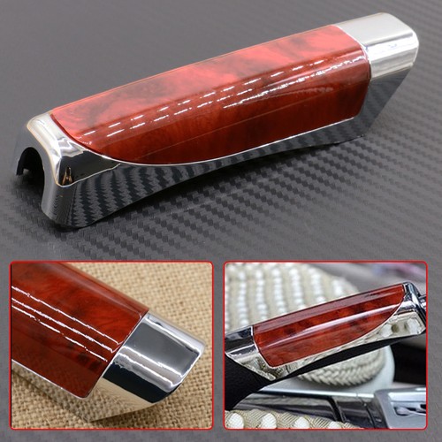 Universal Car Auto Hand Brake Handle Cover Protector Imitation Wood ...