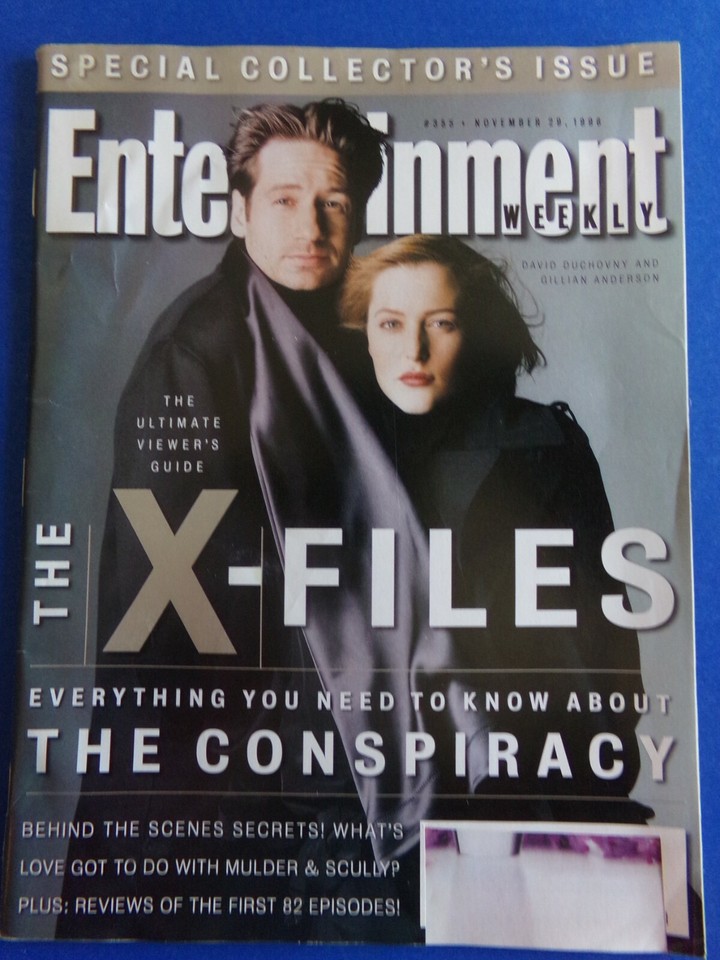 X-Files Entertainment Weekly Mag SPECIAL ISSUE Nov 1996 Mulder Scully ...