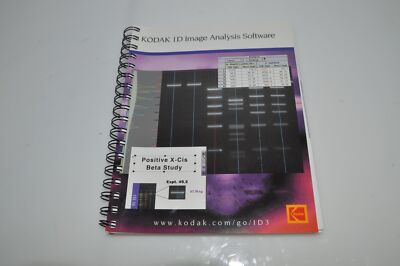 *TC*KODAK 1D IMAGE ANALYSIS SOFTWARE IB5400061 07/02 (BOOK555) | eBay