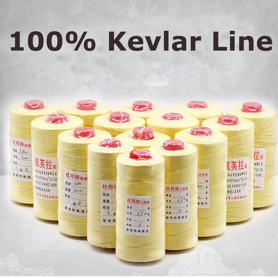Heavy Duty 1000ft Test 70-150lb 100% Kevlar Sewing Thread Line Made ...