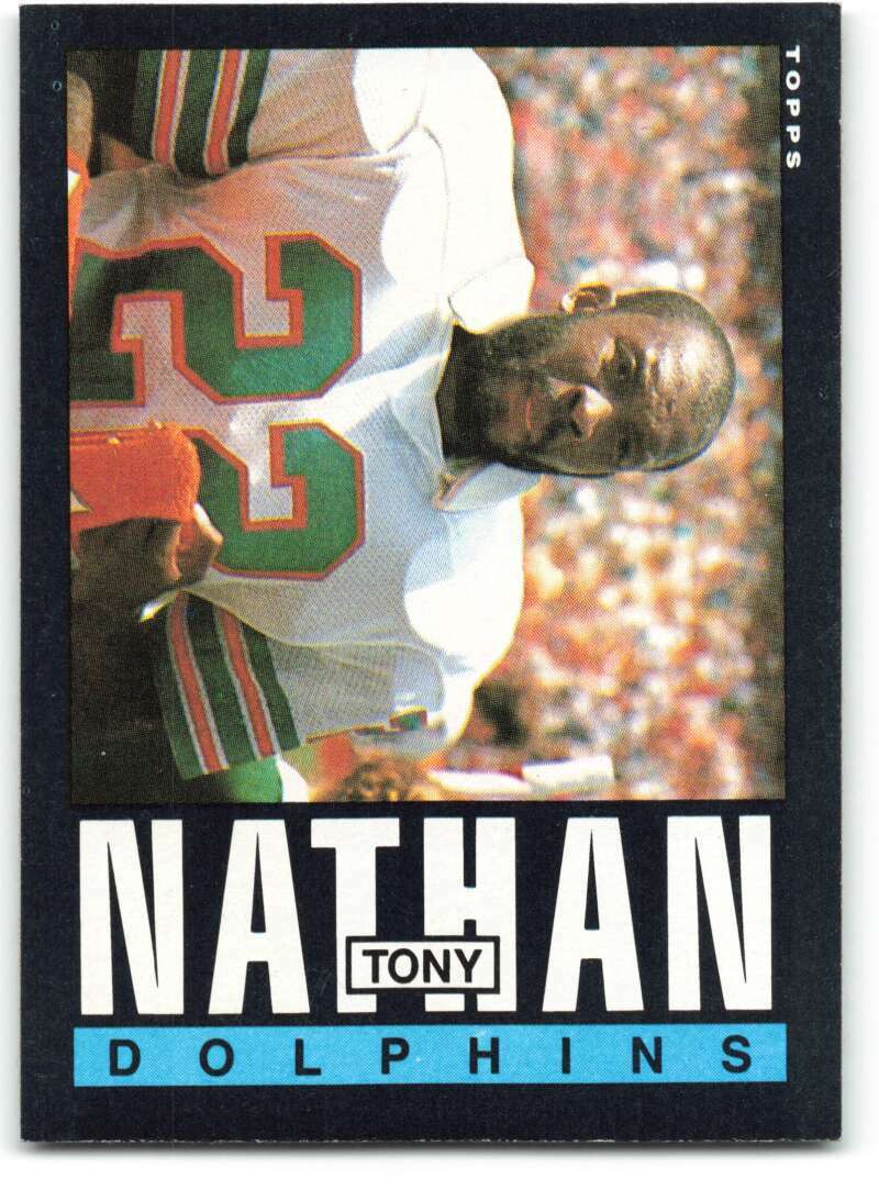 1985 Topps #315 Tony Nathan NM++ Dolphins | eBay
