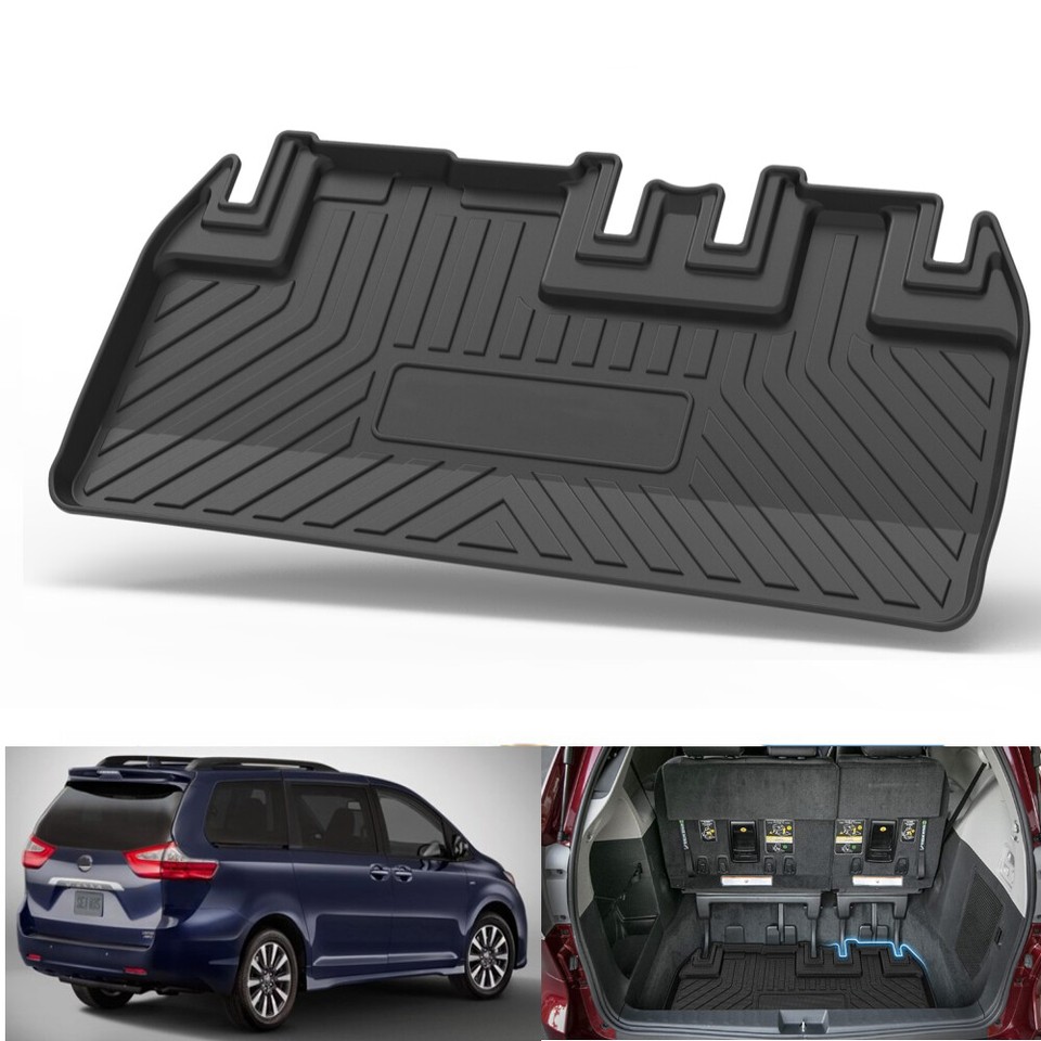 Cargo Trunk Liners Fit for Toyota SIENNA Cargo Mats TPO All Weather ...