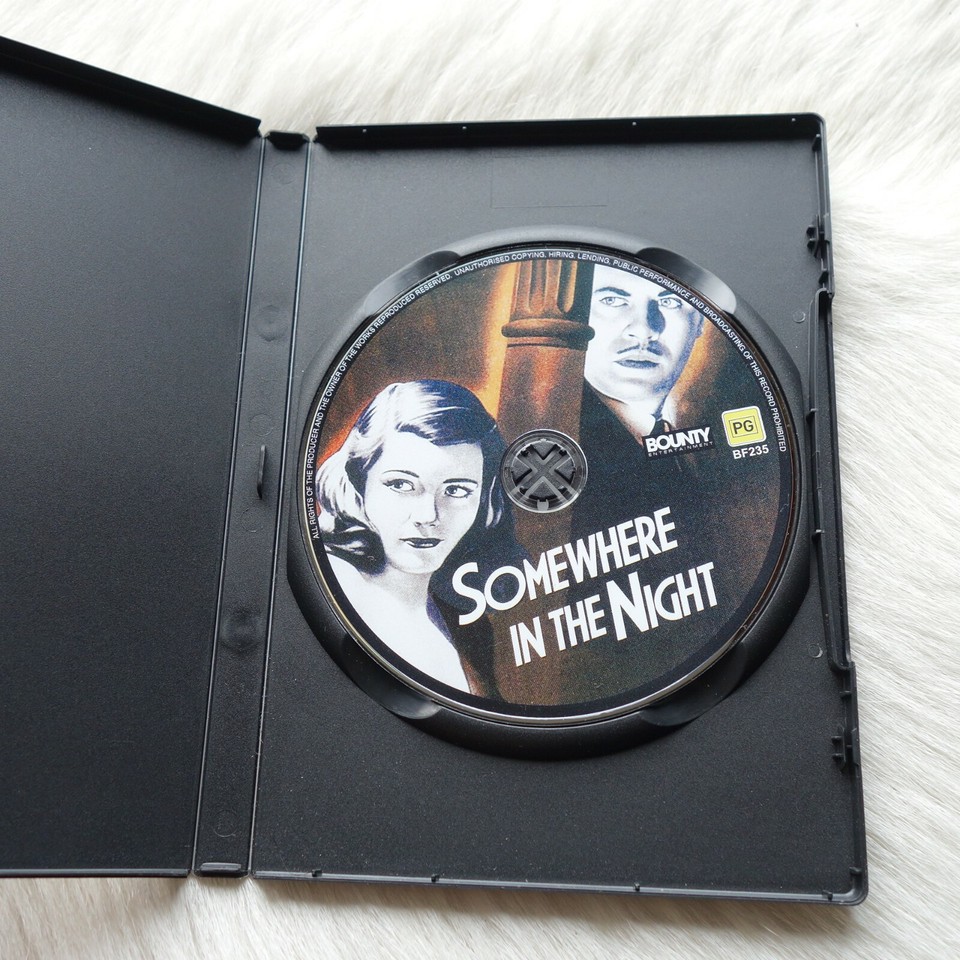 SOMEWHERE IN THE NIGHT Dvd 1946 Film Noir Dvd Psychological Thriller ...