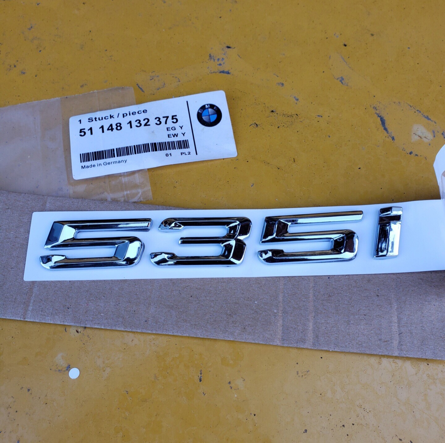 BMW 535i Logo Emblem Decal, Brand New! OEM 51147239614 | eBay