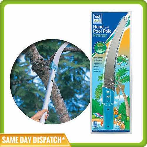 Aussie Gold Hand & Pool Pole Pruner - Fits Standard Pool Telepoles ...