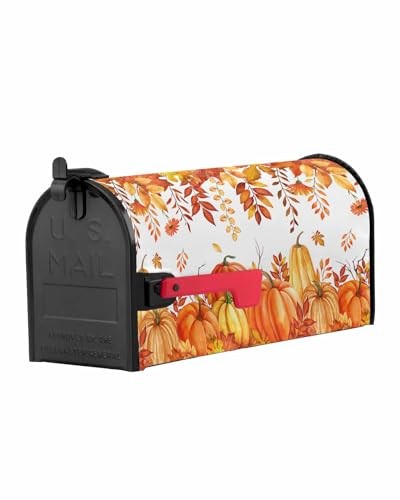 Fall Magnetic Mailbox Covers Thanksgiving Autumn Leaves Post 19" x 22 ...