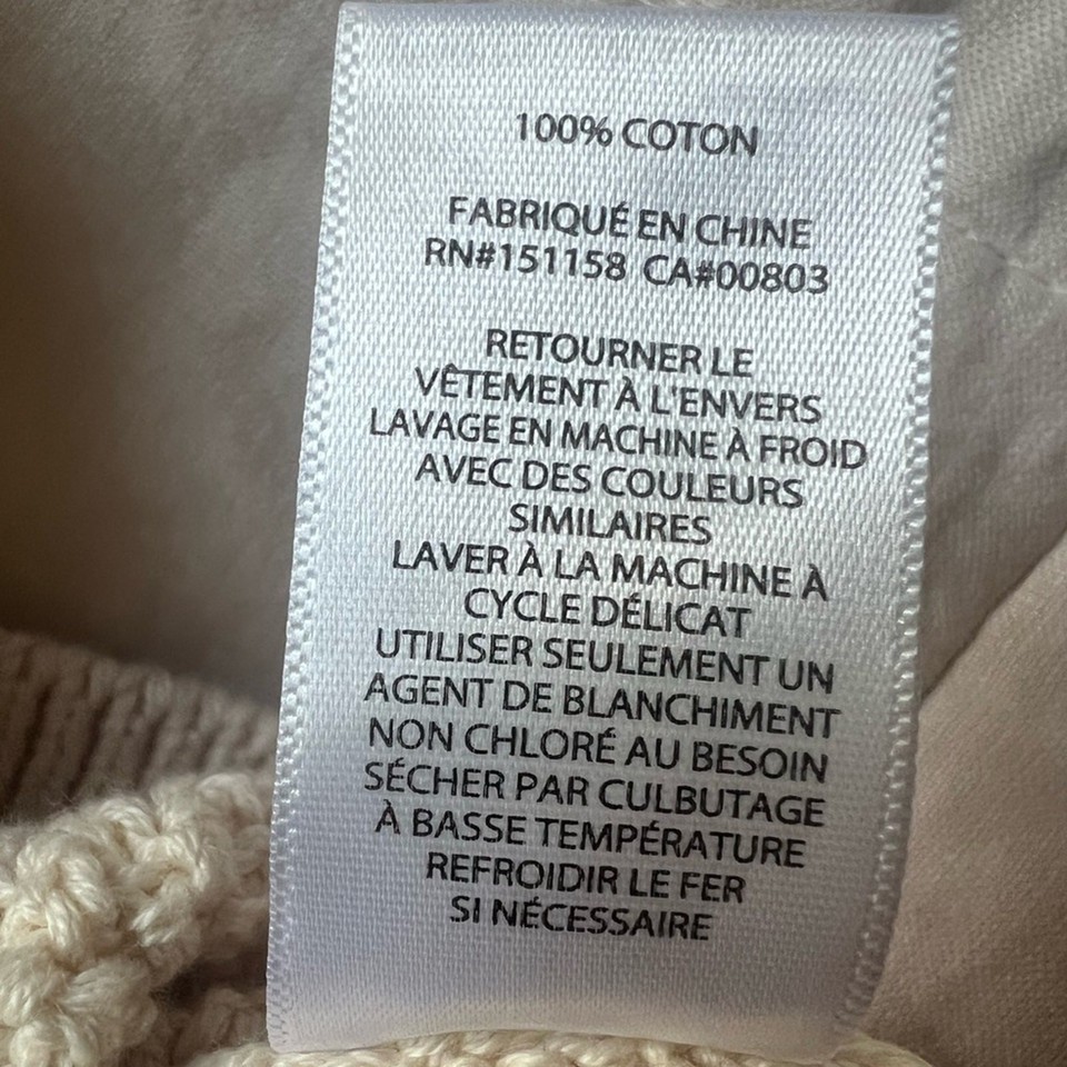 525 America Nia Black Cream Shoulder Trim Cable Knit Pull Over Sweater ...