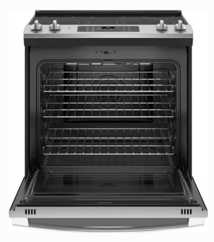 NEW GE JS760SPSS 30" 5.3 Cu. Ft. Electric Range with 5 Radiant Elements ...