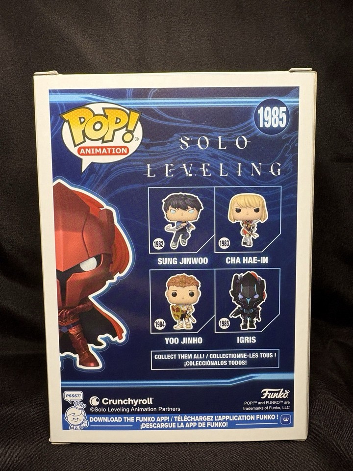 Funko Pop! Animation - Solo Leveling - IGRIS #1985 CHASE - With ...