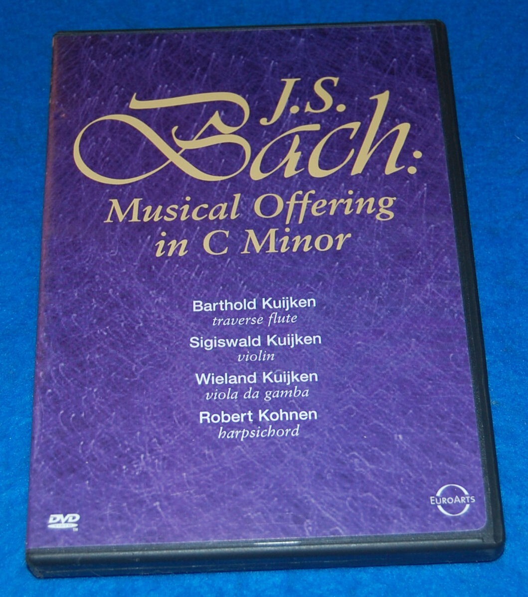 J.S. Bach Musical Offering In C Minor DVD, Cleaned Complete Tested | eBay