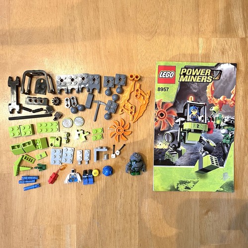 LEGO Power Miners Mine Mech (8957) Complete Set with Manual READ DESCRP ...