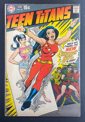 Teen Titans (1966) #23 VG/FN (5.0) Wonder Girl New Costume Gil Kane ...