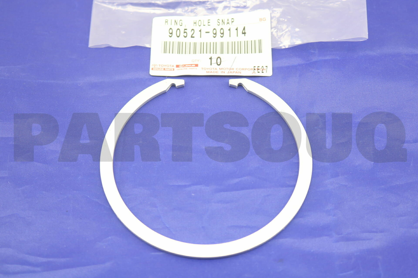 9052199114 Genuine Toyota RING, HOLE SNAP (FOR FRONT AXLE HUB), RH/LH ...