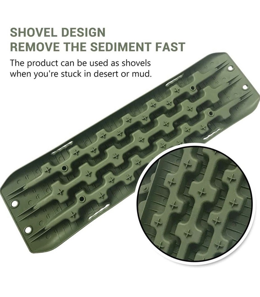 Car/Truck Non-slip Mats Tire Extraction Recovery Boards/Ladder Mud/Snow ...