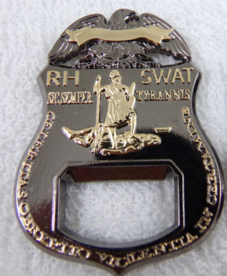 FBI RH Field Office Custom SWAT Coin bottle Opener | eBay