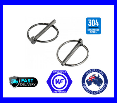 M6 (6mm) Lynch Pin / Retaining Pin Metric Stainless Steel A2-G304 | eBay