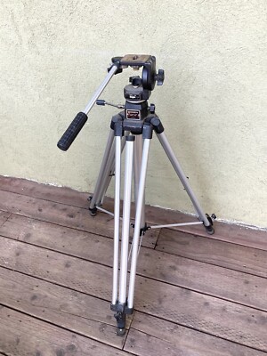 Bogen Professional Tripod Model #3040 W/ Model #3126 Head, READ | eBay