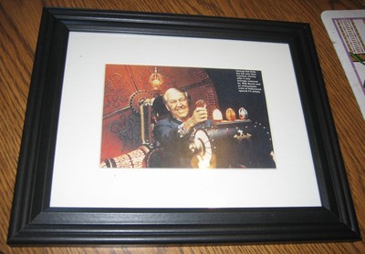 Time Machine Pin-up FRAMED # 2 George Pal w/ Full Size Model | eBay