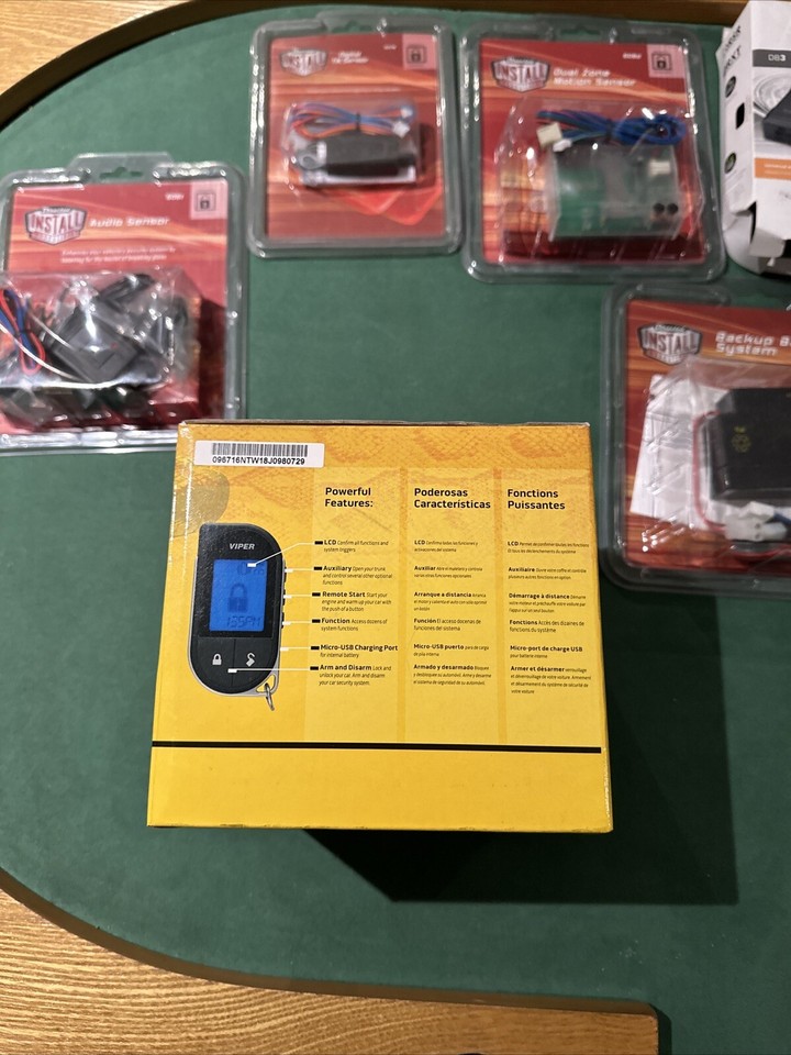 Viper 5706V 2 Way Security System with Remote Start System 93207967160 ...