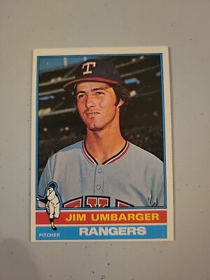 1976 Topps Jim Umbarger #7 Rookie RC Texas Rangers D7 | eBay