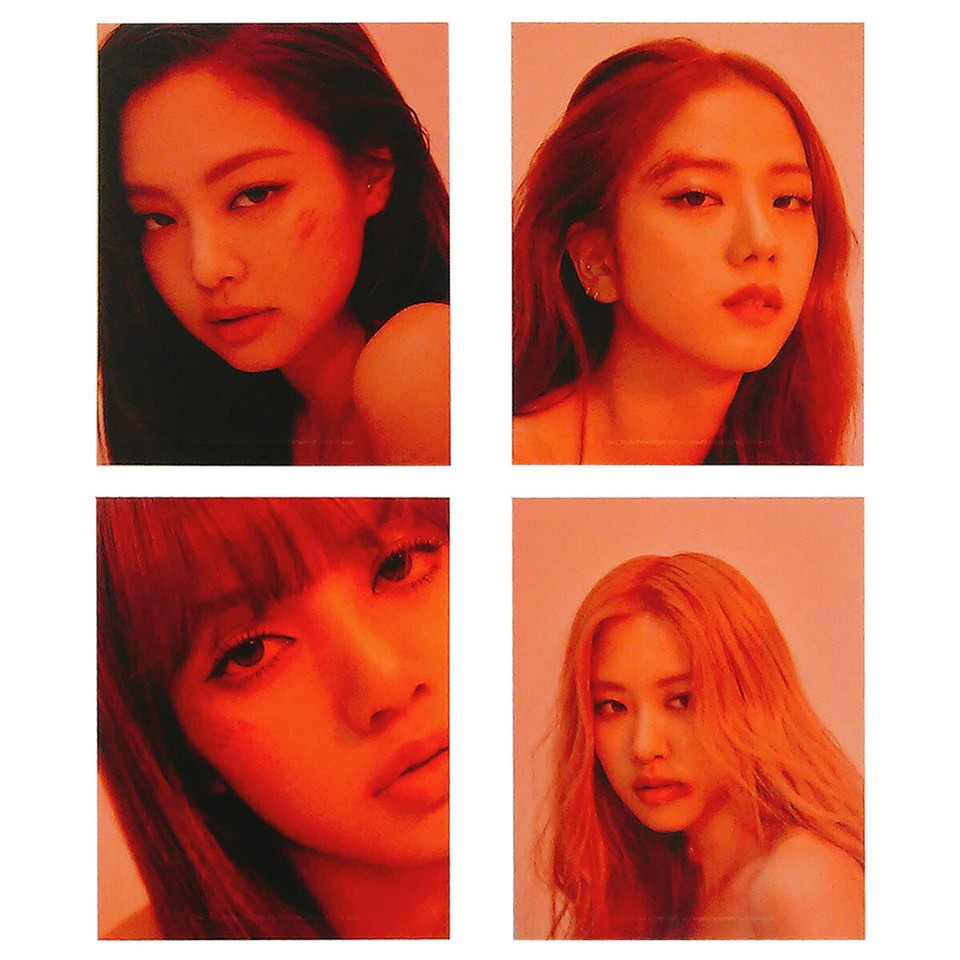 BLACKPINK Kill This Love Official Jisoo Jennie Lisa Rose Photocard 4pcs ...