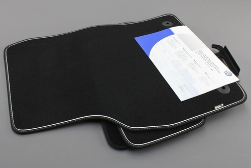 Genuine VW Golf MK7 MK7.5 front rear premium carpet floor mats RHD ...