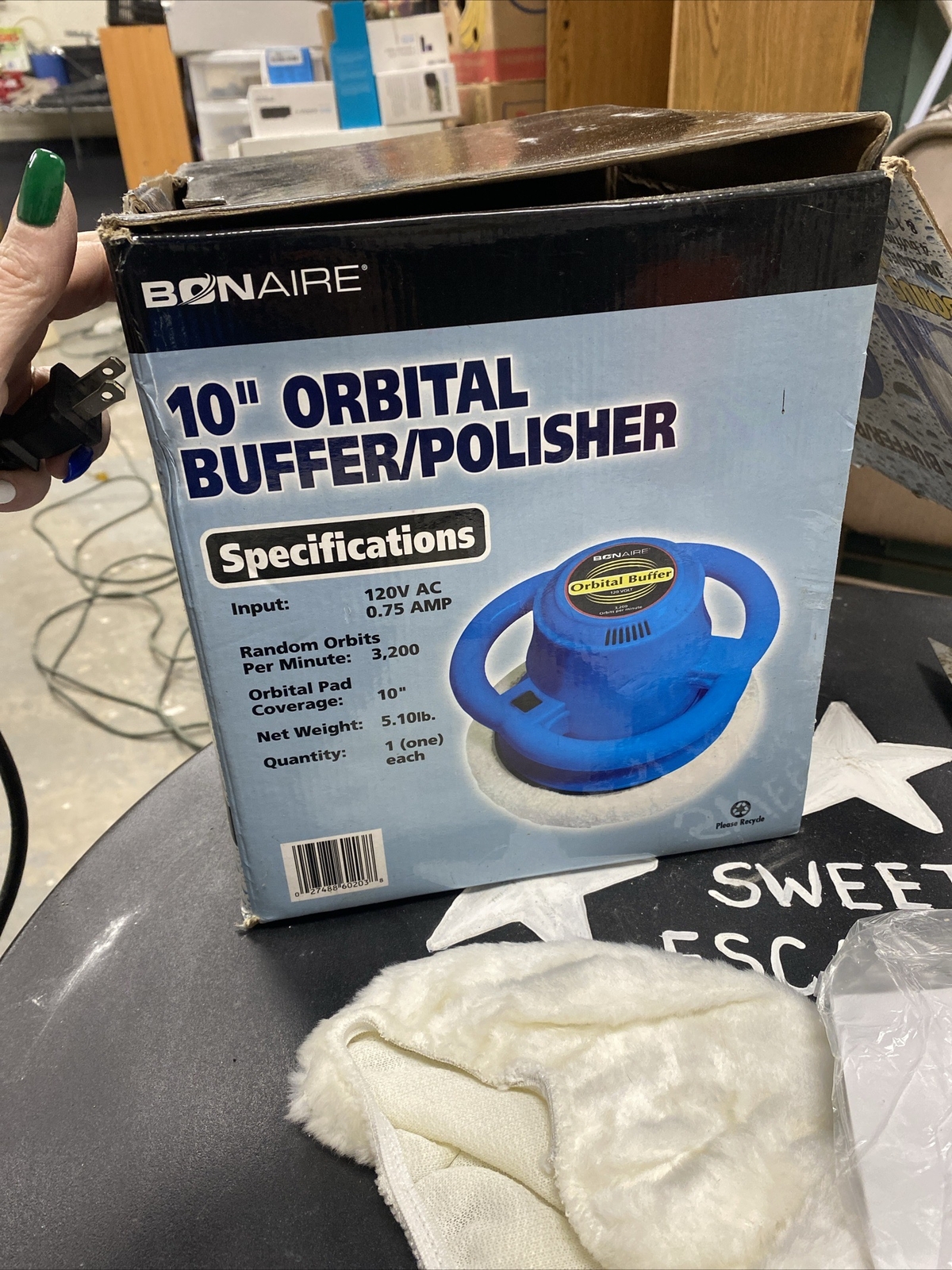 Bonaire 10” Orbital Buffer / Polisher - Original Box - Tested & Working ...