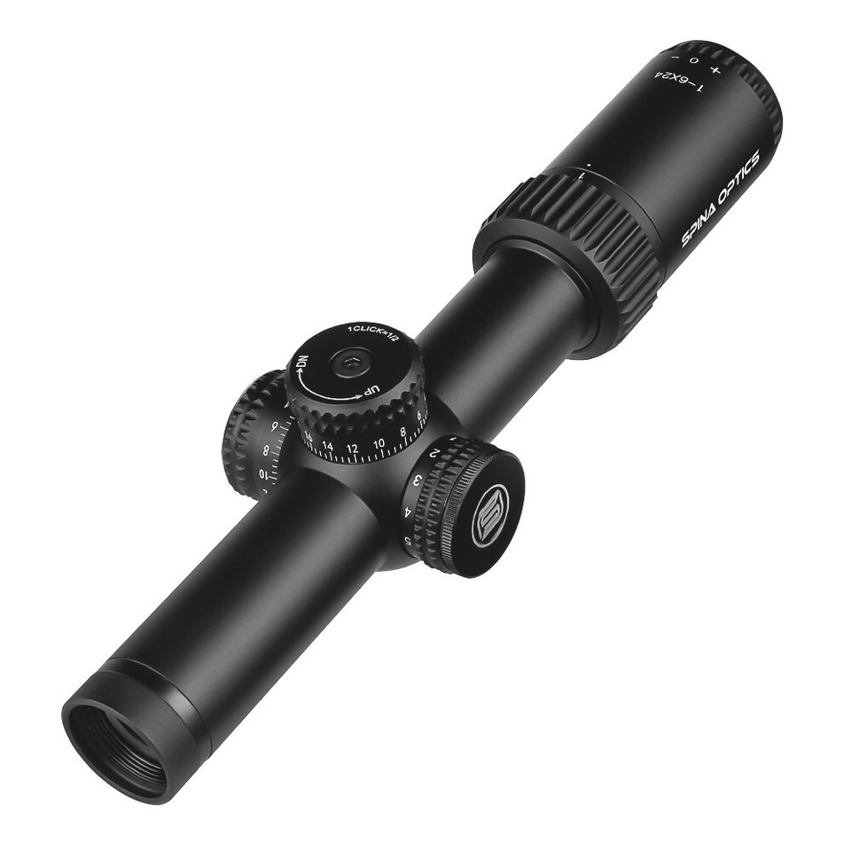SPINA OPTICS LPVO 1-6x24 WA IR Rifle Scope Quick Aiming Red dot Sight ...